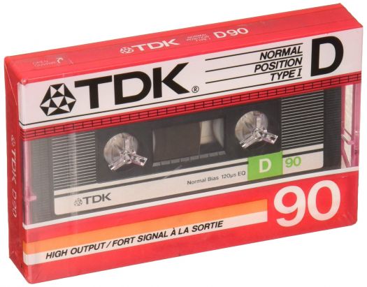 TDK Blank D90 Audio Cassette Normal Type I - Nokomis FunShop