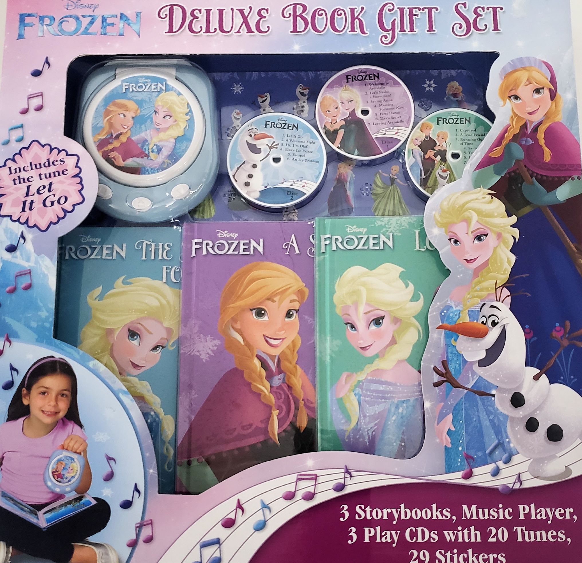 Disney Frozen Deluxe Music Player Book Gift Set - Nokomis FunShop