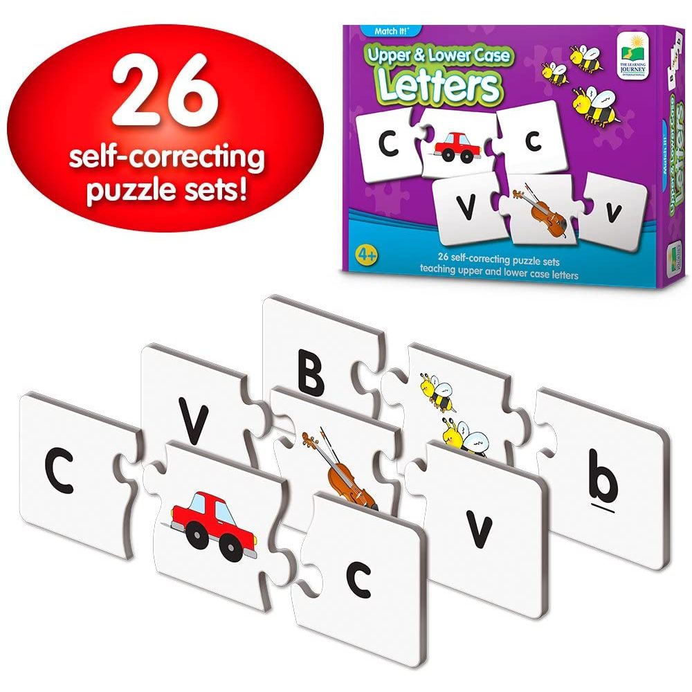 The Learning Journey Match It Upper Lower Case Letters Self the-learning-journey-match-it-upper-lower-case-letters-self