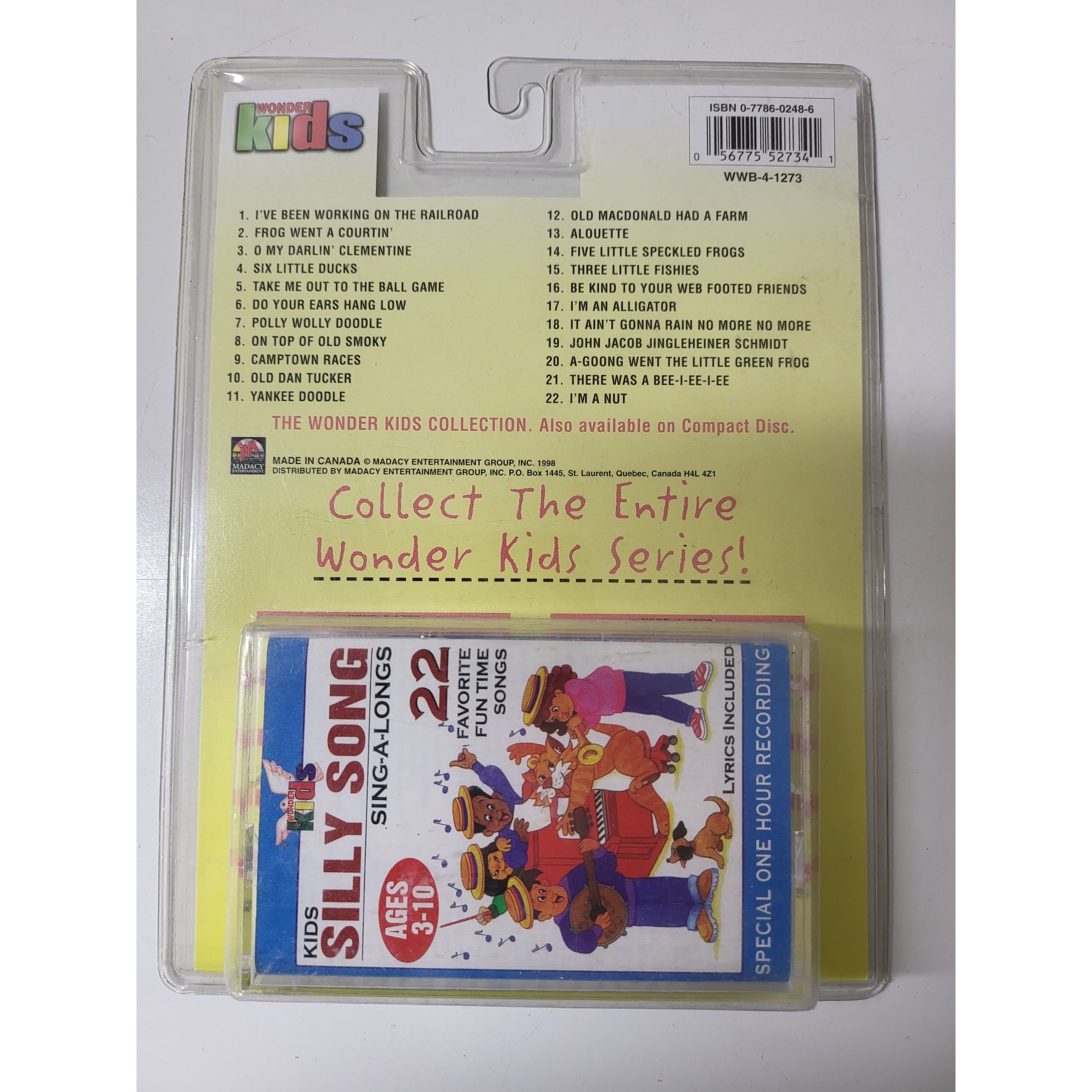 Wonder Kids: Kids Silly Song Sing-A-Longs (Audio Cassette) - Nokomis ...