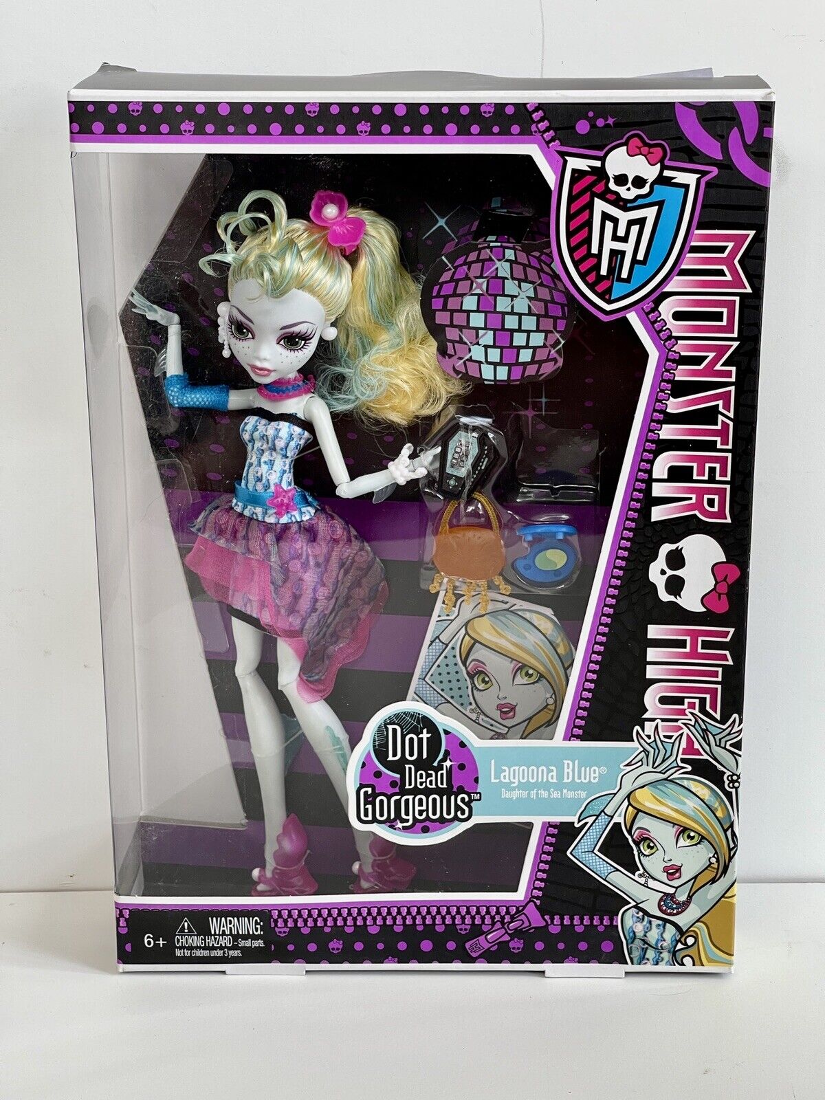 Monster High Dot Dead Gorgeous Lagoona Blue Doll 10.5" - Nokomis FunShop