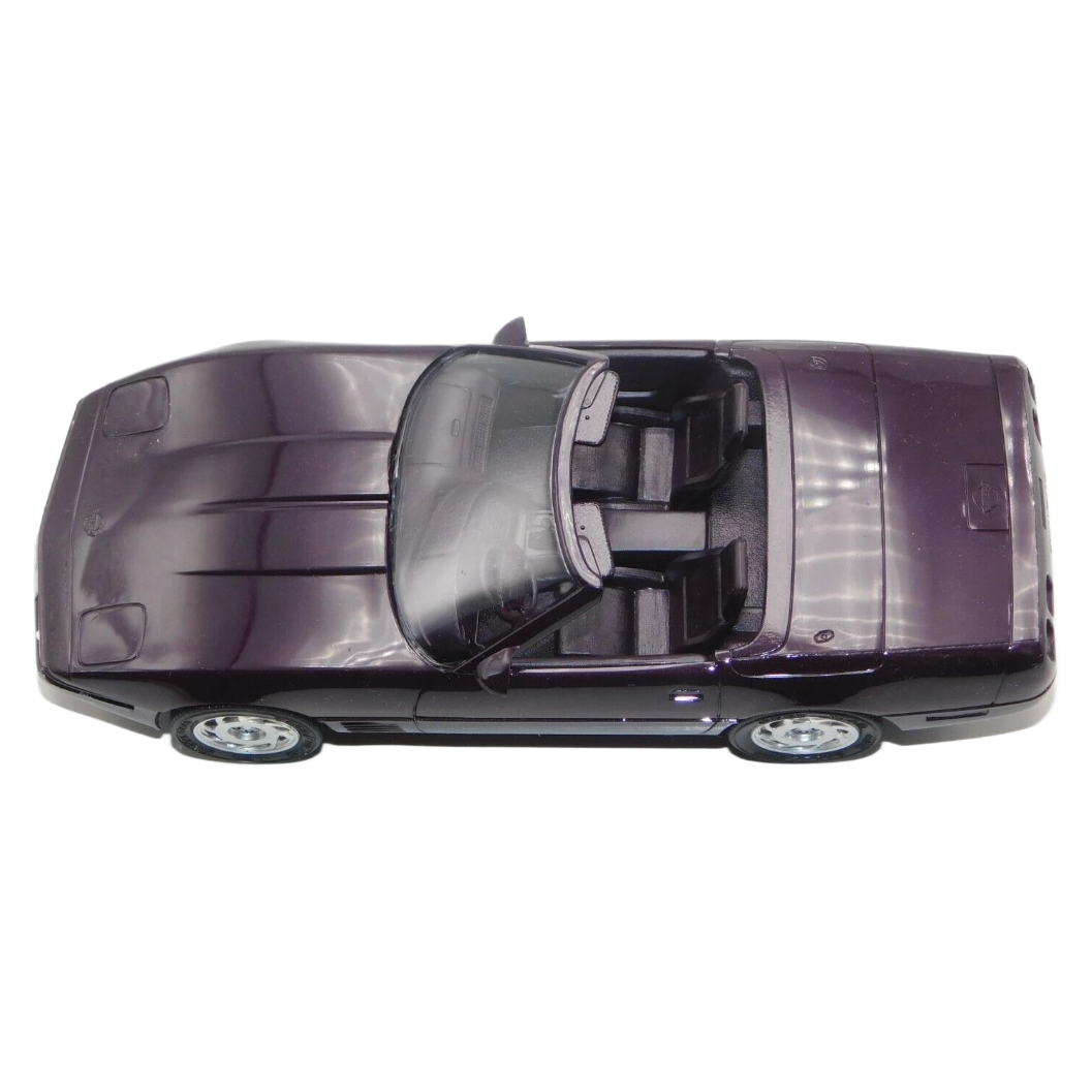#6577 1992 Chevy Corvette Convertible Black Rose Metallic 1/25 Scale ...